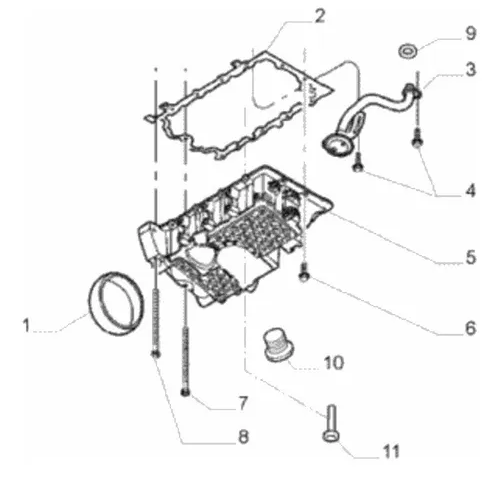 Junta Do Carter Original Fiat Toro Palio Strada Idea Mopar