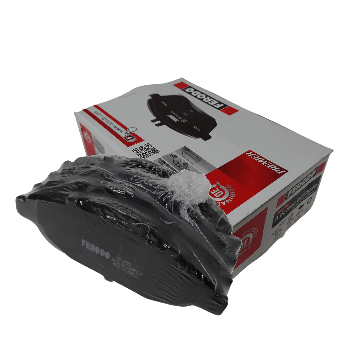 Pastilha Freio Dianteira Cerâmica HQF-2298 Citroen C4 Lounge Peugeot ...