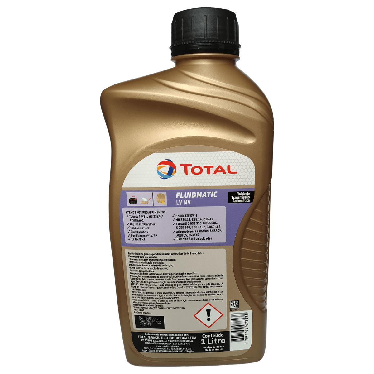 Óleo Dexron Vi 6 Fluido Transmissao Automática Al4 Peugeot 8L